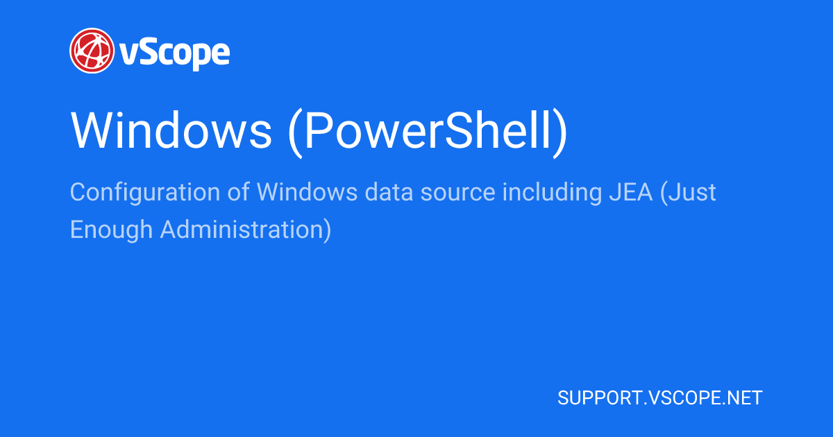 Windows (PowerShell) | vScope Support Page